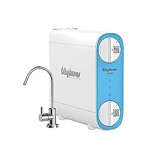 HYDROVOS Tankless Reverse Osmosis System, Efficient 1.9:1 Drain Ratio, 600 GPD Under Sink RO Water Filter System, Innovative 5 Stage RO with Pre/Post Filter Reduces TDS, Dedicated Faucet Included