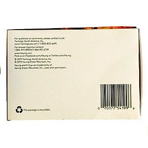 Twinings of London, Chai Pumpkin Spice Black Tea 24 K-Cup Pods (Pack of 1), For use in all Keurig K-Cup Brewers