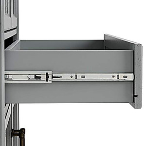 Crosley Furniture Tara Pantry, Distressed Gray