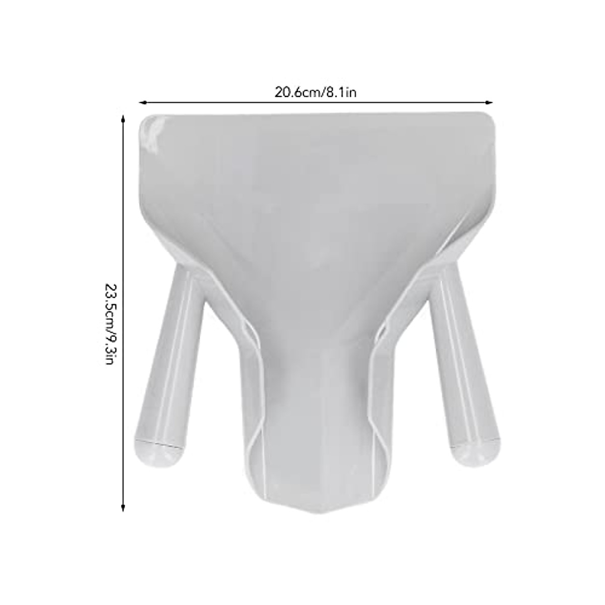 DEPILA Popcorn Scoop,Stainless Steel French Fry Bagger, Commercial Popcorn Scoop, Potato Chip Serving Scooper, Food Shovel for Snacks, Ice, Candy, Desserts, Dry Goods,with Dual Handle spoon