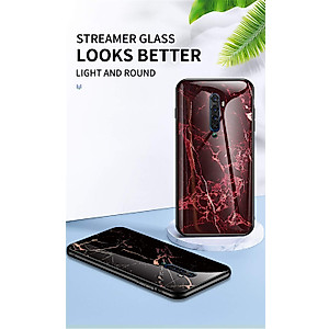 IVY Tempered Glass Marble Case for Oppo Reno2 Case - F