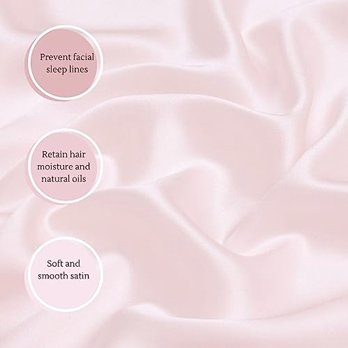 Peca Daily Real Silk Pillowcases 3-Pack - Mulberry Silk Pillow Case, Scrunchie & Eye Mask for Hair & Skin; Silk Pillow Cases Standard Size 100% Silk Pillowcases for Curly Hair-Skin Set