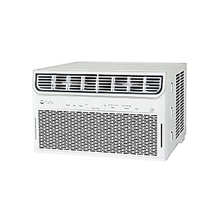 GE Profile Inverter Window Air Conditioner 12,000 BTU, WiFi Enabled, Ultra Quiet, Energy Efficient for Large Rooms, Easy Installation with Included Kit, 12K Window AC Unit, Energy Star, White