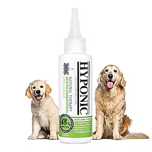 HYPONIC Premium No-Sting Hinoki Cypress Ear Cleaner (for All Dogs) - Dog Ear Cleaning Solution, Cleans and Removes Odors (4.06 oz)