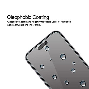 Supershieldz (2 Pack) (Privacy) Anti Spy Screen Protector Designed for iPhone 14 Pro (6.1 inch), Tempered Glass, Anti Scratch, Bubble Free