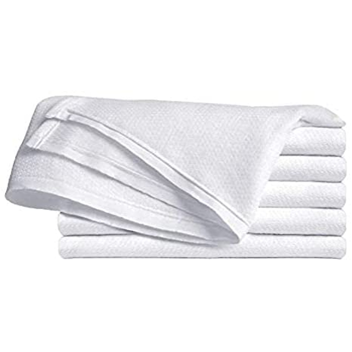 Brandilo High Absorbancy Birdseye Reusable Flat Cloth Diapers, Soft & Safe 27 X 27 100% Cotton Burp Cloth, Also Great to Clean Mirrors (6)