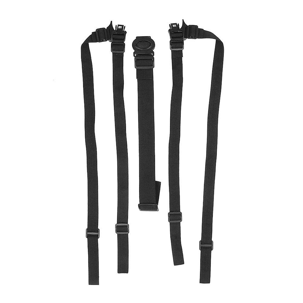 ViaGasaFamido Baby Seat Harness Belt, Universal Baby Seat Harness Holder 5 Point Belt Adjustable Stroller Children Pushchair Rotating Protction High Chair Straps(Buckle Type)