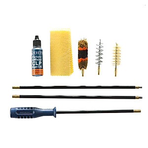Beretta Hunting Shooting Field Pouch Complete Cleaning Kit, Zippered Portable Case with Cleaning Rods, Brushes & Oil, 12Ga