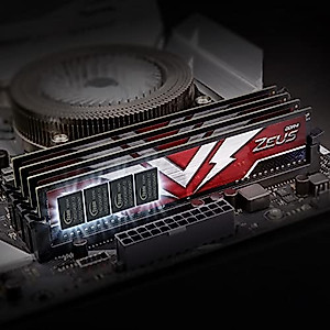 TEAMGROUP T-Force Zeus DDR4 32GB Kit (2 x 16GB) 3200MHz (PC4 25600) CL16 Desktop Gaming RAM Memory Module - TTZD432G3200HC16FDC01