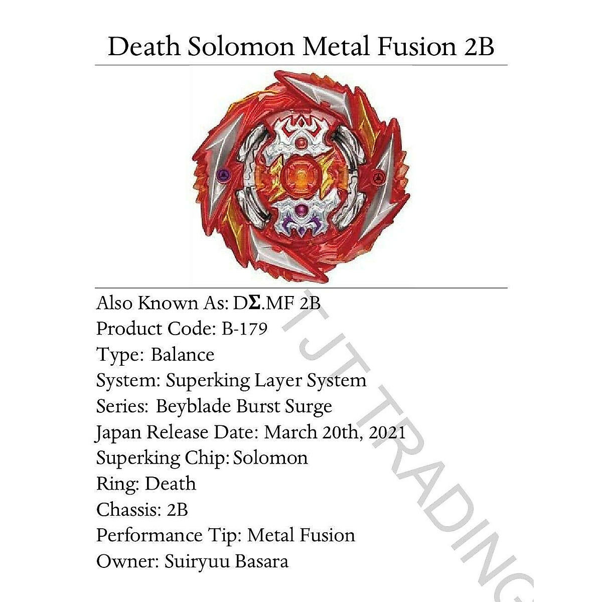 Takara tomy Super King B-179 Booster Death Solomon .MF 2B ＋ B-177 Booster Jet Wyvern. Ar.Js 1D ＋ B-175 Booster Luciferend .kou.Dr (Japan Version)(Japan Import)