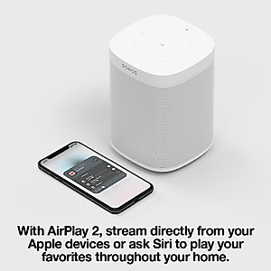 All-new Sonos One – Voice Controlled Smart Speaker Amazon Alexa Built in (White)