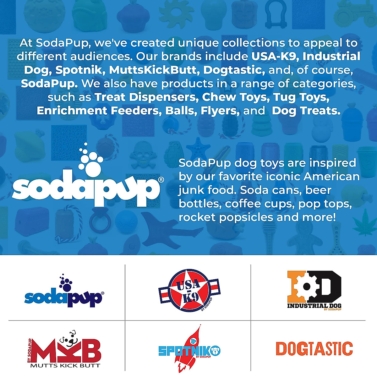 SodaPup Butterfly – Durable Dog Chew Toy Made in USA from Non-Toxic, Pet Safe, Food Safe Nylon Material for Mental Stimulation, Clean Teeth, Fresh Breath, Problem Chewing, Calming Nerves & More