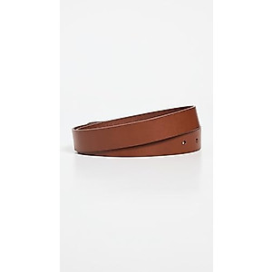Madewell Women's The Essential Leather Belt, Warm Cinnamon, Brown, M