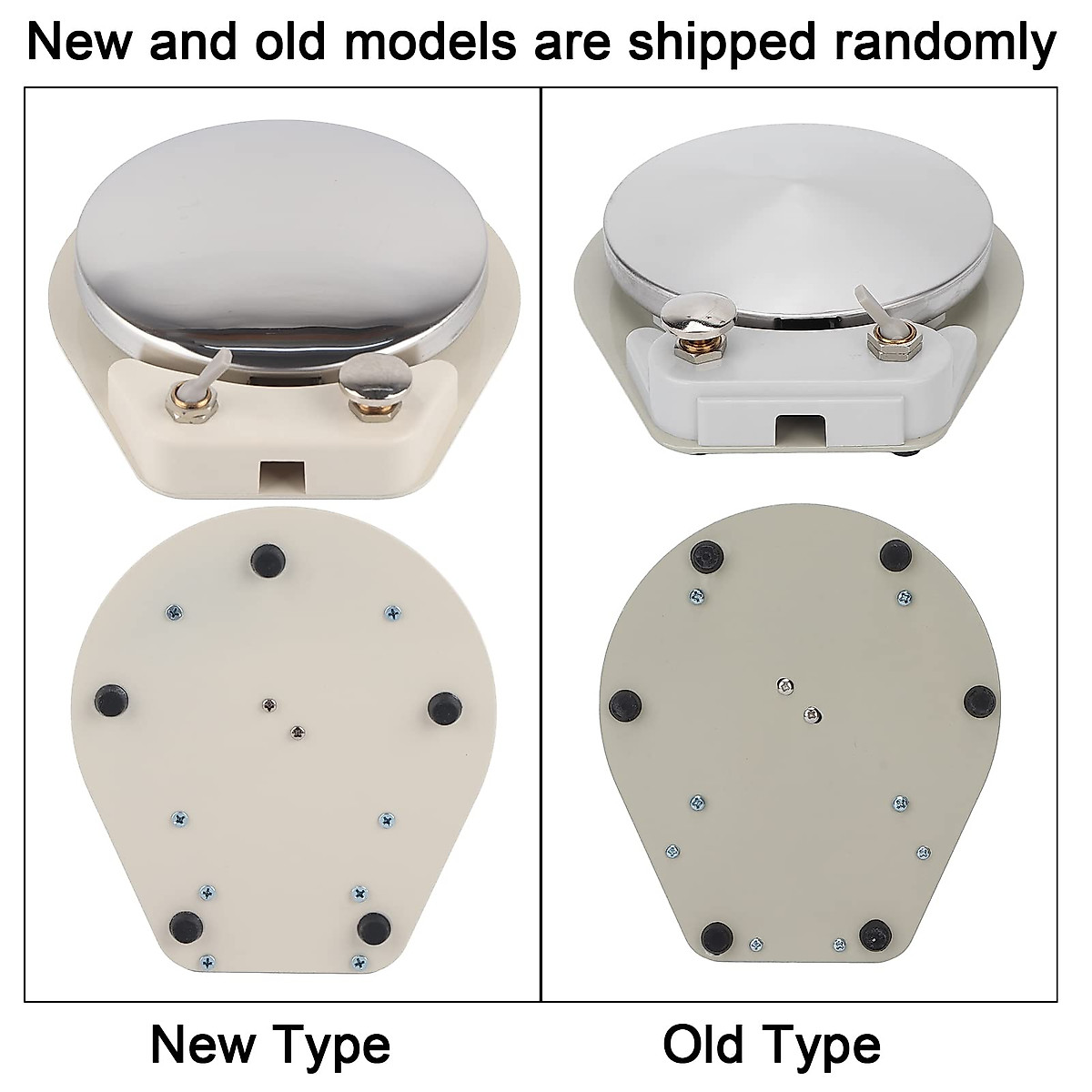 4 Hole Dental Foot Pedal, Professional Dental Chair Foot Control Pedal Stable, Stainless Steel Firm Sturdy Dental Foot Switch, for Dental Clinics for Dentist