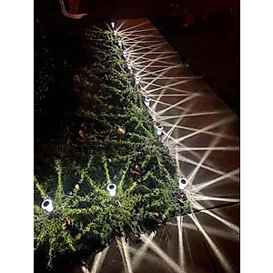 papasbox 12 Pack Solar Pathway Lights Solar Outdoor Lights Stainless Lamp Waterproof LED Solar Powered Landscape Path Ground Stakes Light for Lawn Garden Yard Patio Walkway Driveway Lighting