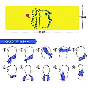 TIROERV Masters Golf Tournament Decorative Hand Towels Ultra Soft Highly Absorbent Microfiber Kitchen and Bath Hand Towels Multipurpose for Bathroom Kitchen Gym Hotel and Spa 11.81x35.4 in