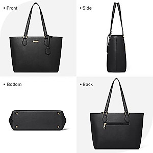 Bagsure Handbags for Women, 4PCS Purses and Wallet Set Shoulder Bags Casual Tote Satchel Crossbody Hobo Bags for Women Ladies