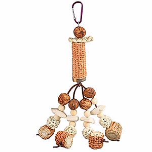 LUOZZY Suspending Parrot Toy Parakeet Toy Cage Cockatiel Toy Bird Supplies for Home