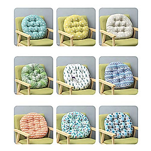 GGYDD Japanese Thicken Tatami Cushion,Round Quilted Seat Cushion Futon Comfort Chair Mats Non Slip Yoga Meditation Pad-m Diameter:58cm(23inch)