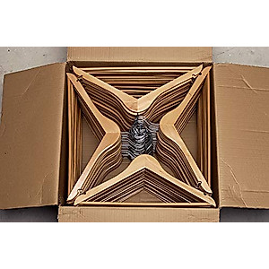 The Great American Hanger Company 1 Clothing Hangers, Natural