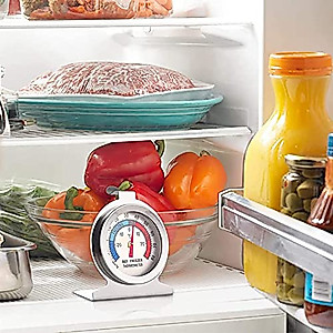 3 Pack Refrigerator Classic Fridge Large Dial with Red Indicator for Freezer Refrigerator Cooler with Hanging Hook and Retractable Stand Floor and Rug Vacuum