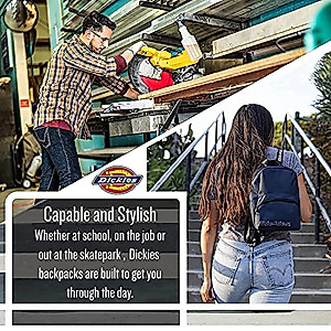 Dickies Cute Mini Backpack For Girls, Small Backpack Purse For Women, Kids Travel Shoulder Bag (Navy)