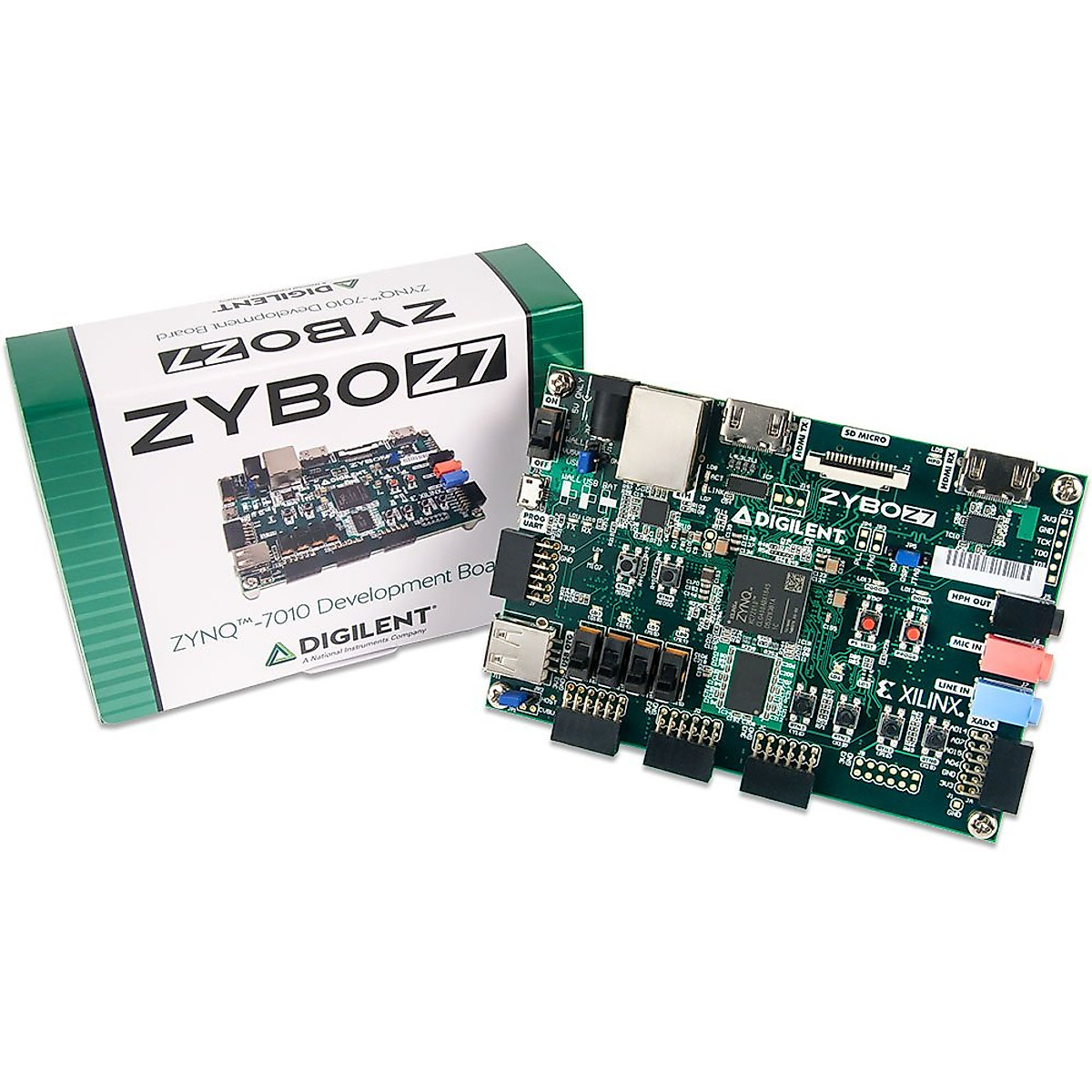 Digilent Zybo Z7: Zynq-7000 ARM/FPGA SoC Development Board (Zybo Z7-10)