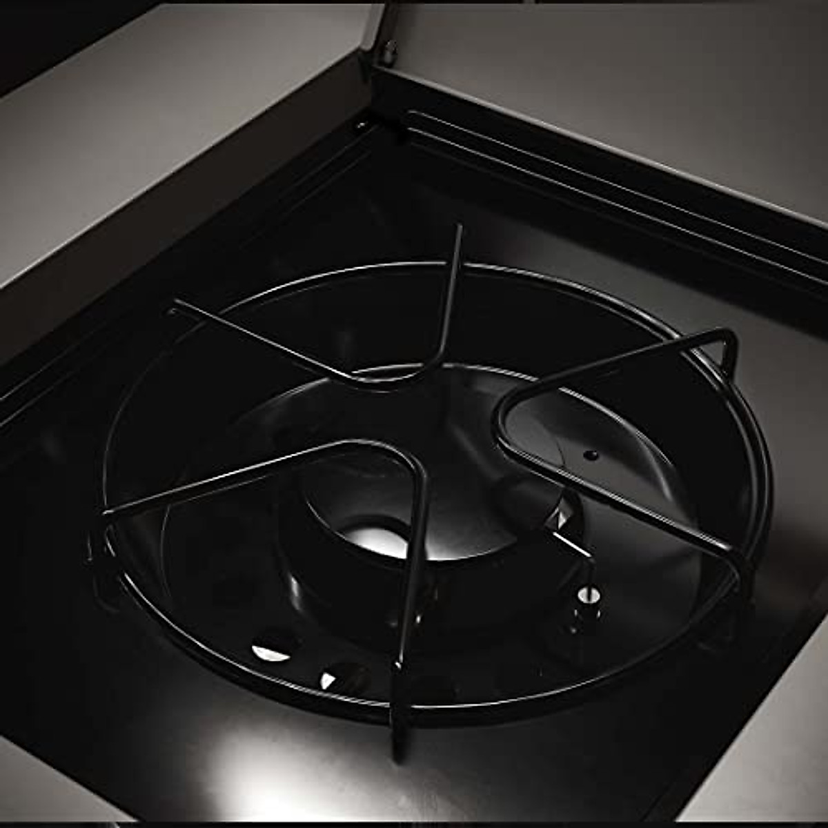 Fresno Series Gunmetal Gray + Graphite Stacked Stone Island Grill