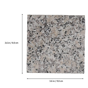 STOBOK 2Pcs Pet Cooling Mat, Granite Material, 9x9cm, Rabbit, Hamster, Chinchilla