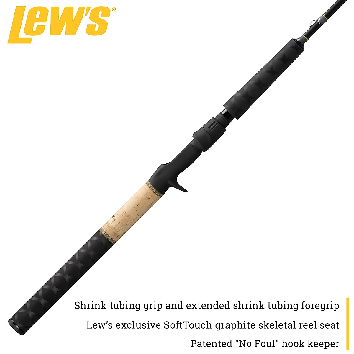Lew's Speed Stick 6'6"-1 Medium Flat Line Trolling Walleye Rod