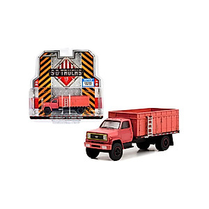 ModelToyCars 1980 Chevy C-70 Grain Truck (Weathered), Red - Greenlight 45150A - 1/64 Scale Diecast Car
