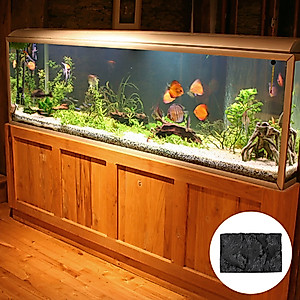 POPETPOP Aquarium Background Board - Reptile Cork Terrarium Background, Fish Tank Background Board Habitat Decor