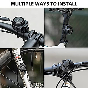 ROCKBROS 115dB Bike Alarm Wireless Vibration Motion Sensor Waterproof Motorcycle Alarm with Remote