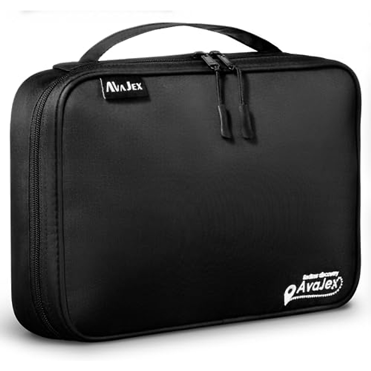 AvaJex Hanging Travel Toiletry Bag for Men & Women - Toiletry Organizer Medium Capacity - Portable Waterproof Hygiene Bag with Detachable Pouches & 5 Compartments for Toiletries Makeup Cosmetics