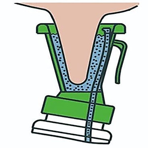 QMARK 2 Pack Teat Dip Cup, Non Reflow Nipple Cleaning Disinfection, Dip Cup for Cow Sheep Goat, Non-Return Teat Dipper - 300 ml Blue