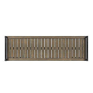 Christopher Knight Home Noel Outdoor Industrial Acacia Wood and Iron Bench, Gray, Grey Finish/Black Metal
