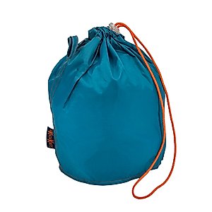 KnowKnits Teal GoKnit Pouch Knitting Project Bag with Loop & Drawstring (Medium)