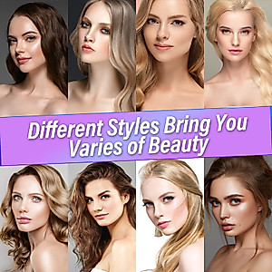 EARLLER Magnetic Eyelashes with Eyeliner Kit,10 Pairs Natural Look False Lashes with Applicator - Easy to Apply and No Glue Needed, 3D & 5D Reusable Short and Long Eyelashes Set