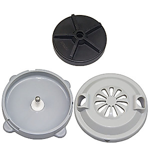 FBULWSEC BF-004 Pipeless Magnetic Jet Head Motor for LURACO Jet Motor Pedicure Spa Tubs Wet End Use Magnetic Head with Pedicure Liners includes Propeller and Cap