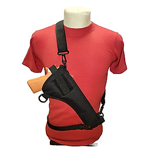 Bandolier Style Unscoped 5 1/2" - 6 1/2" Holster Black