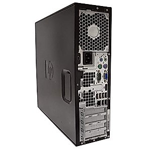 HP ProDesk 6200 Desktop Computer | Quad Core Intel i5 (3.2) | 8GB DDR3 RAM | 1TB HDD Hard Disk Drive | Windows 10 Professional | New 22in LCD Monitor | Home or Office PC (Renewed), Black