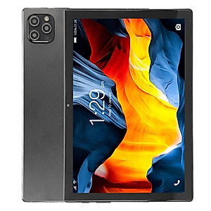 Haofy Digital Tablet, Black 10.1 Inch Front 8MP Rear 13MP WiFi Tablet 1960 X 1080 Resolution for Video for Studying (US Plug)