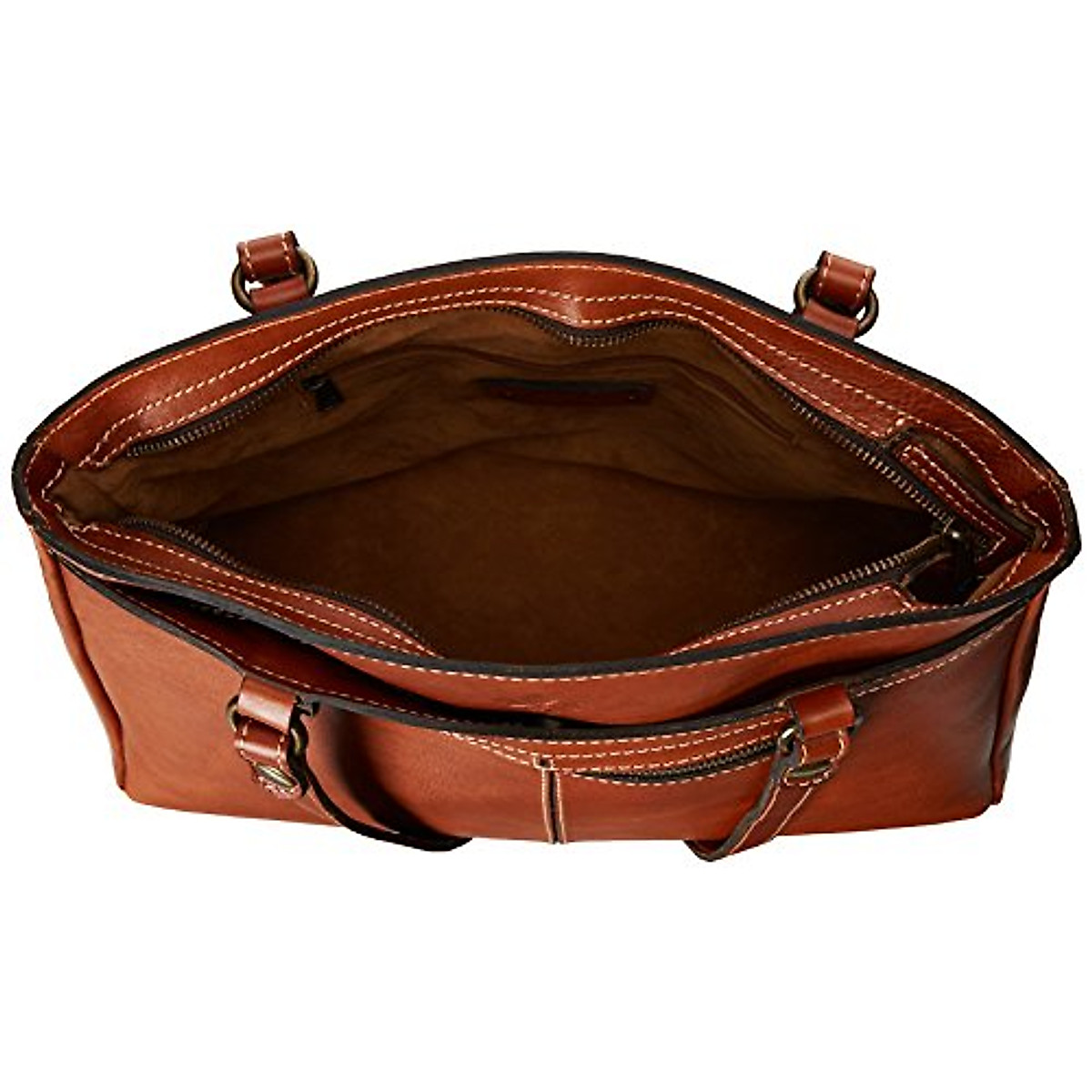 Patricia Nash Poppy Top Zip Tote, Tan