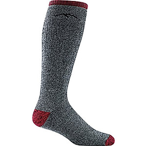 DARN TOUGH (Style 1955) Men's Mountaineering Hike/Trek Sock - Smoke, Large