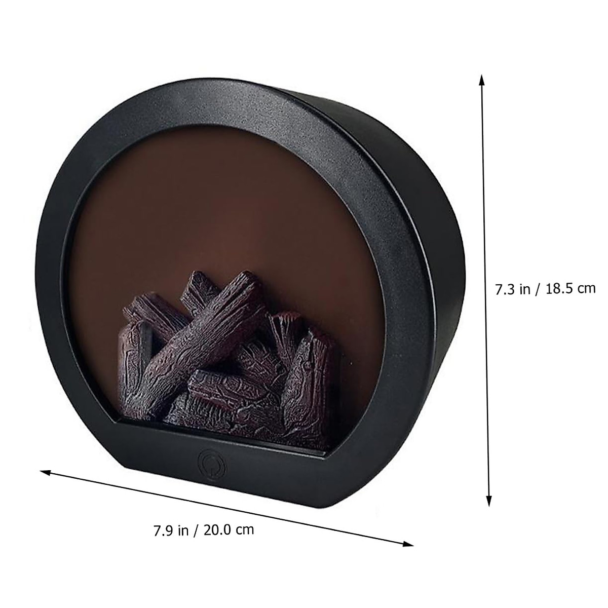 Uonlytech Simulated Fireplace Wind Lamp LED Nightlight Faux Fireplace LED Decor Living Room Light Tabletop Lamp LED Flame Lamp Simulated Fireplace Light LED Plastic Desk Lamp Desktop Lamp