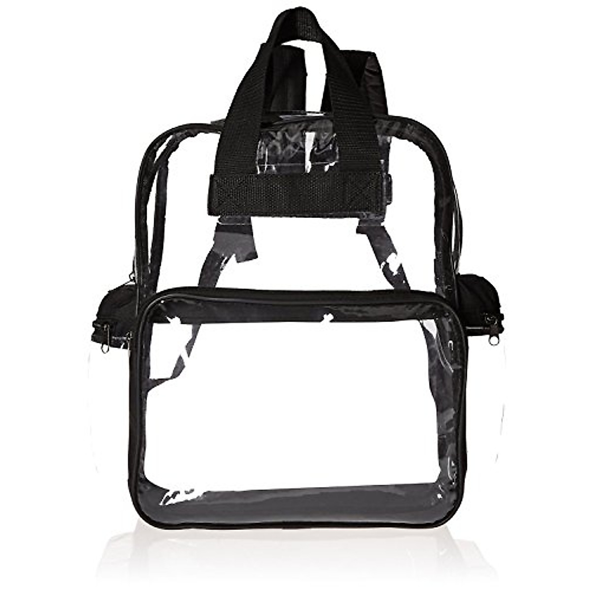 Clear Backpack, Camping Hiking Daypacks, Transparent Backpacks (Clear - 14")