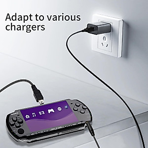 ANYQOO Genuine Data & Power USB Cable for Sony PSP 1000, 2000, 3000