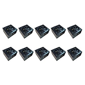 APEVIA ATX-VS450W-10 Venus 450W ATX Power Supply with Auto-Thermally Controlled 120mm Fan, 115/230V Switch, All Protections (10-pk)