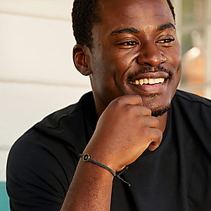 Original 4ocean Handmade Osborne Reef Braided Bracelet Made From Recycled Plastic with Stainless Steel 4ocean Charm + Stickers | Men Women | Supports Ocean Conservancy