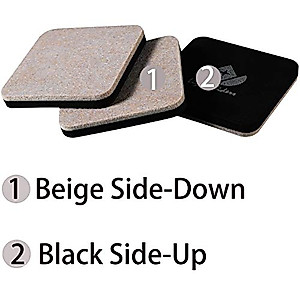 Liyic 20 Pack 3in.Square Felt Sliders for Hard Surfaces-Felt Furniture Sliders - Heavy Duty Sliders – Reusable Hardwood Floor Sliders -Furniture Moving Sliders-Sofa Sliders Gliders Glides Movers